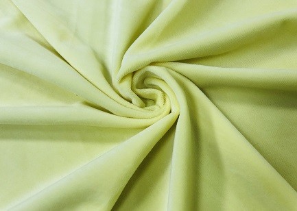 210GSM 100% Polyester Microfiber Velvet Fabric for Accessories- Cream